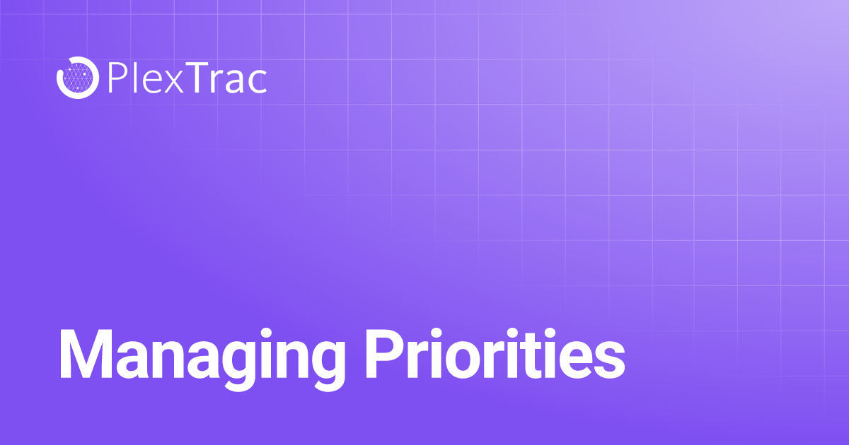 Managing Priorities | PlexTrac Documentation Managing Priorities | PlexTrac Documentation